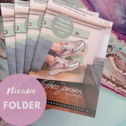 Een folder vol hippe schoenen voor steunzolen!