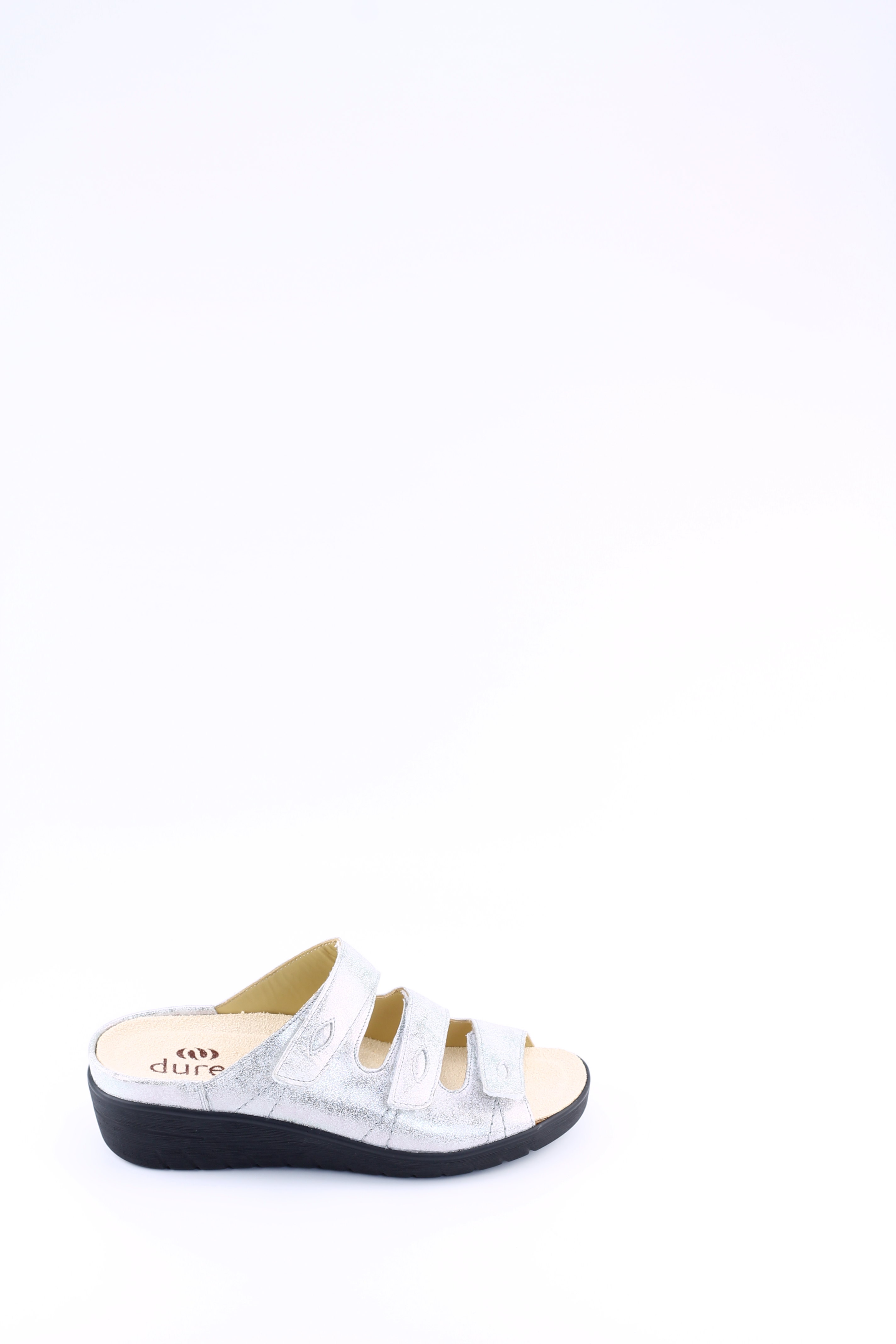 Durea 7369 044 grijs dames dames comfort slippers | Theo Jansen Schoenen