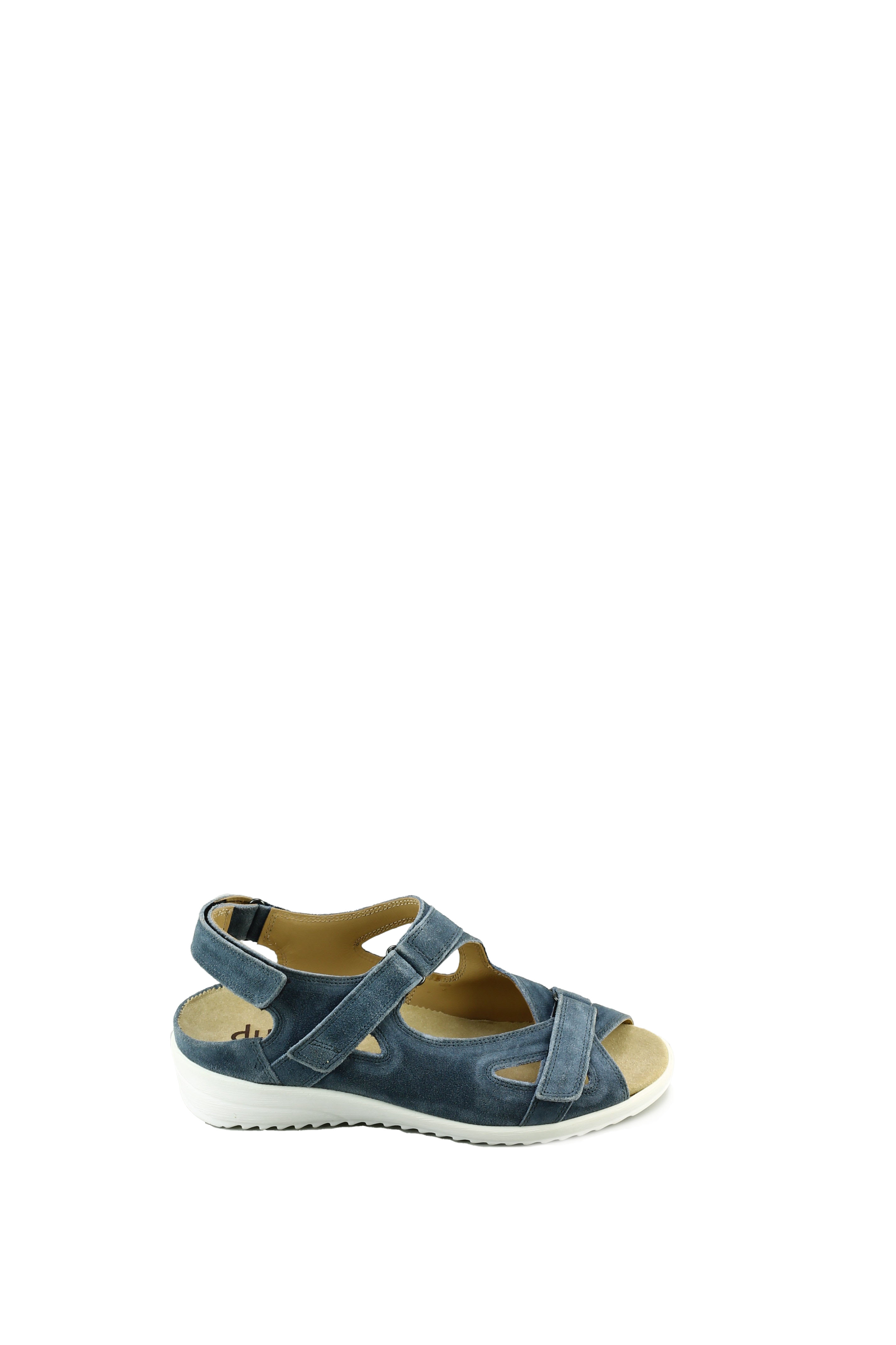 Durea 7419 219 blauw dames dames comfort sandalen | Theo Jansen Schoenen