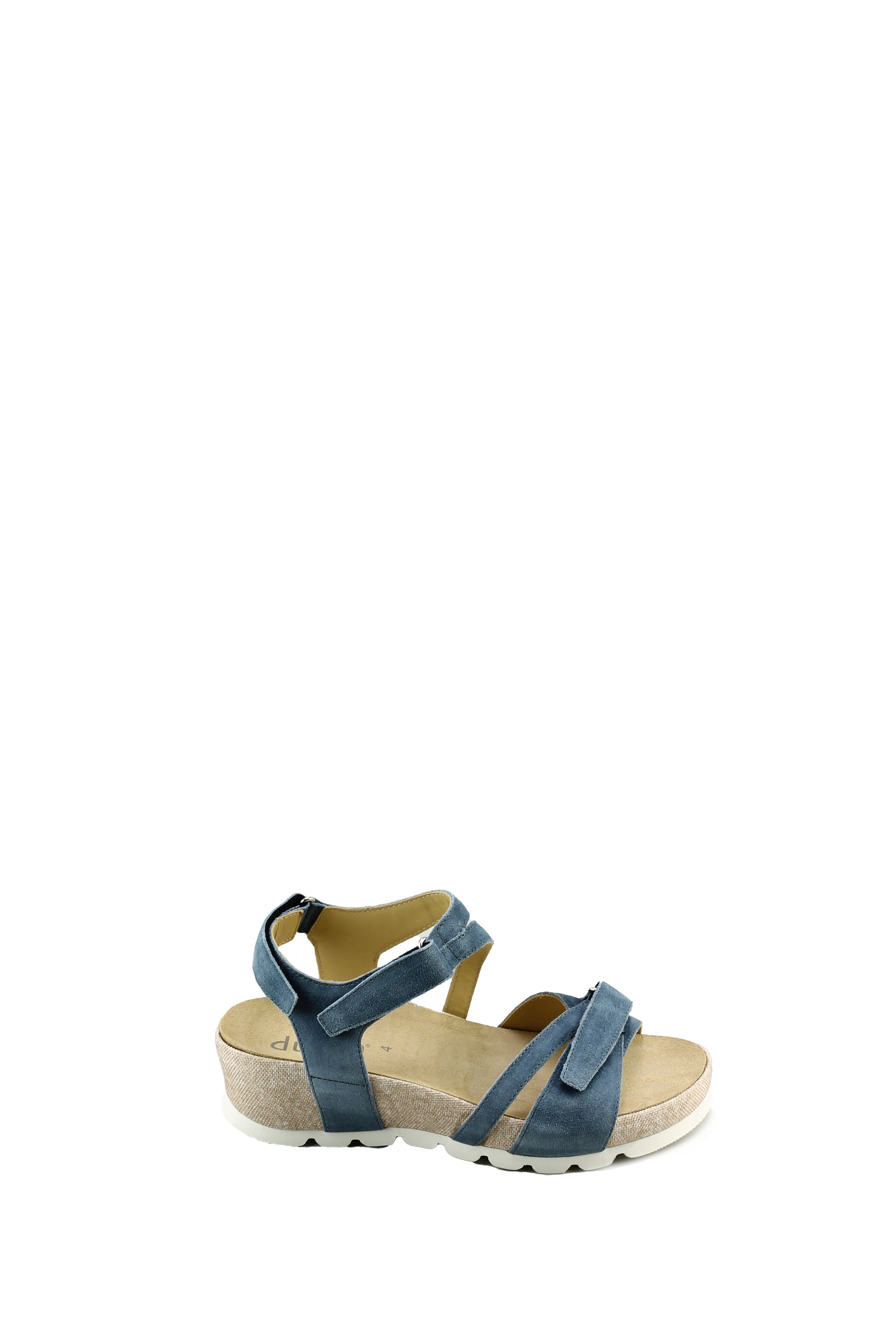 Durea 7421 025 blauw dames sandalen | Theo Jansen Schoenen