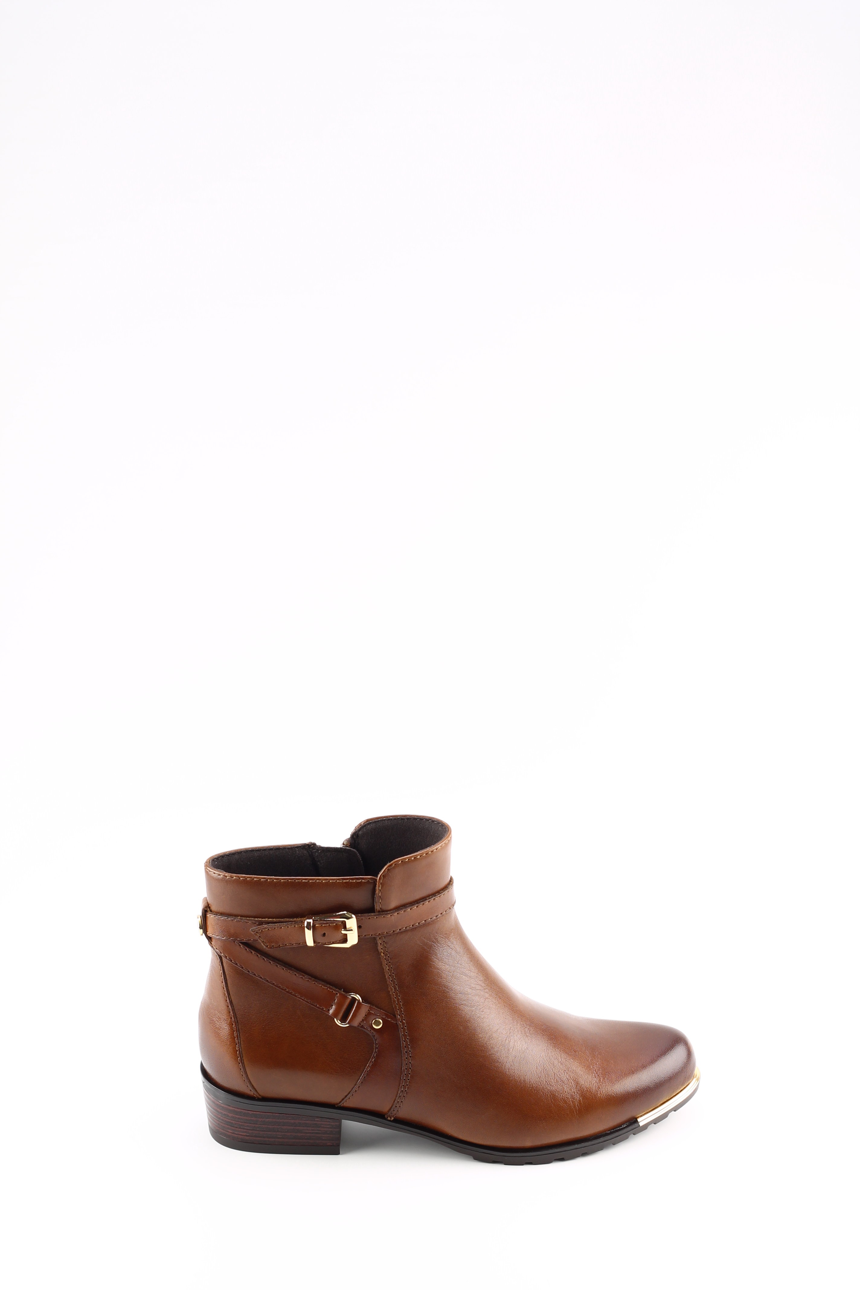 Caprice 25308 cognac dames korte laarsjes | Theo Jansen Schoenen