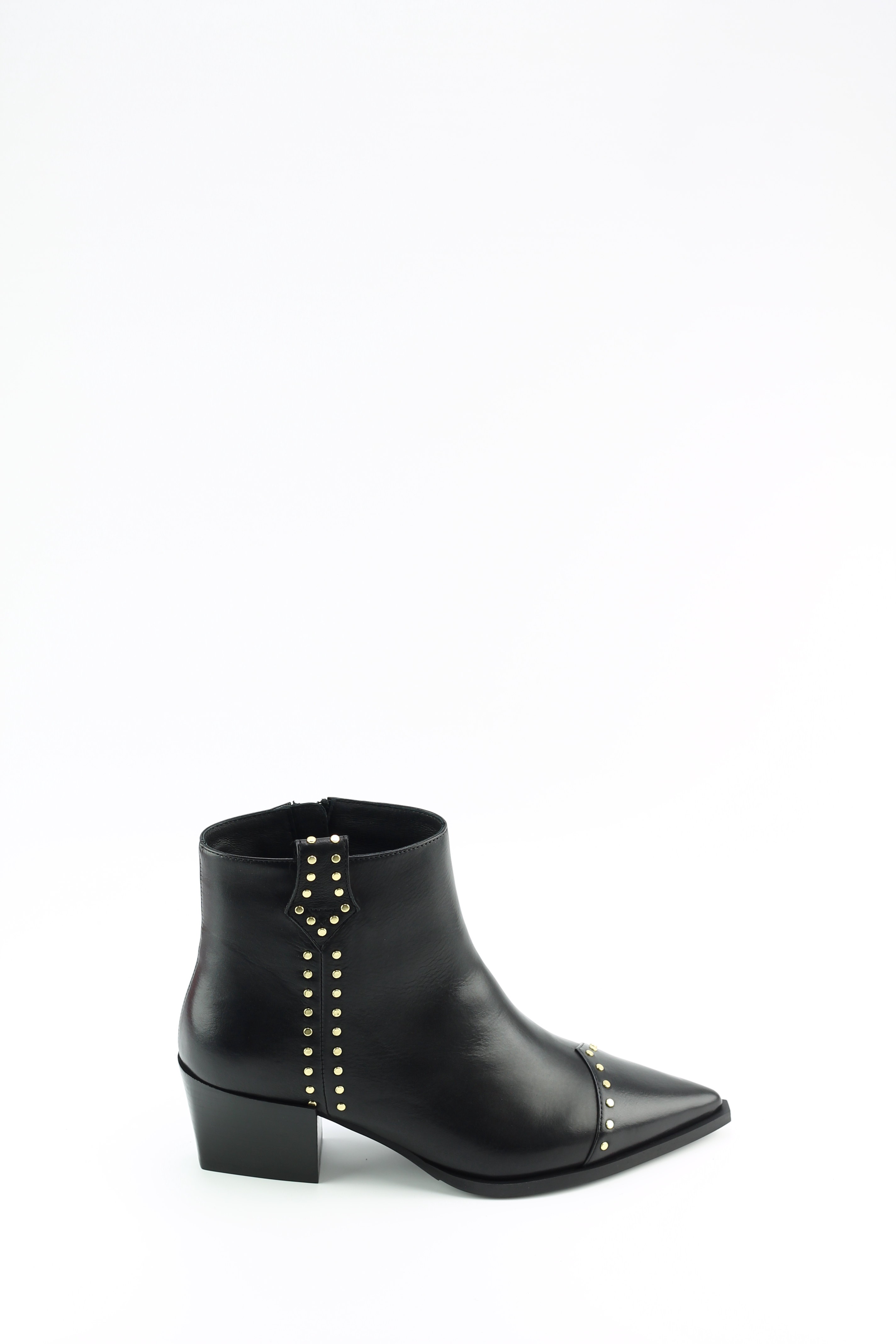 Via Vai 62312 Kate Brandy zwart dames korte laarsjes | Theo Jansen Schoenen