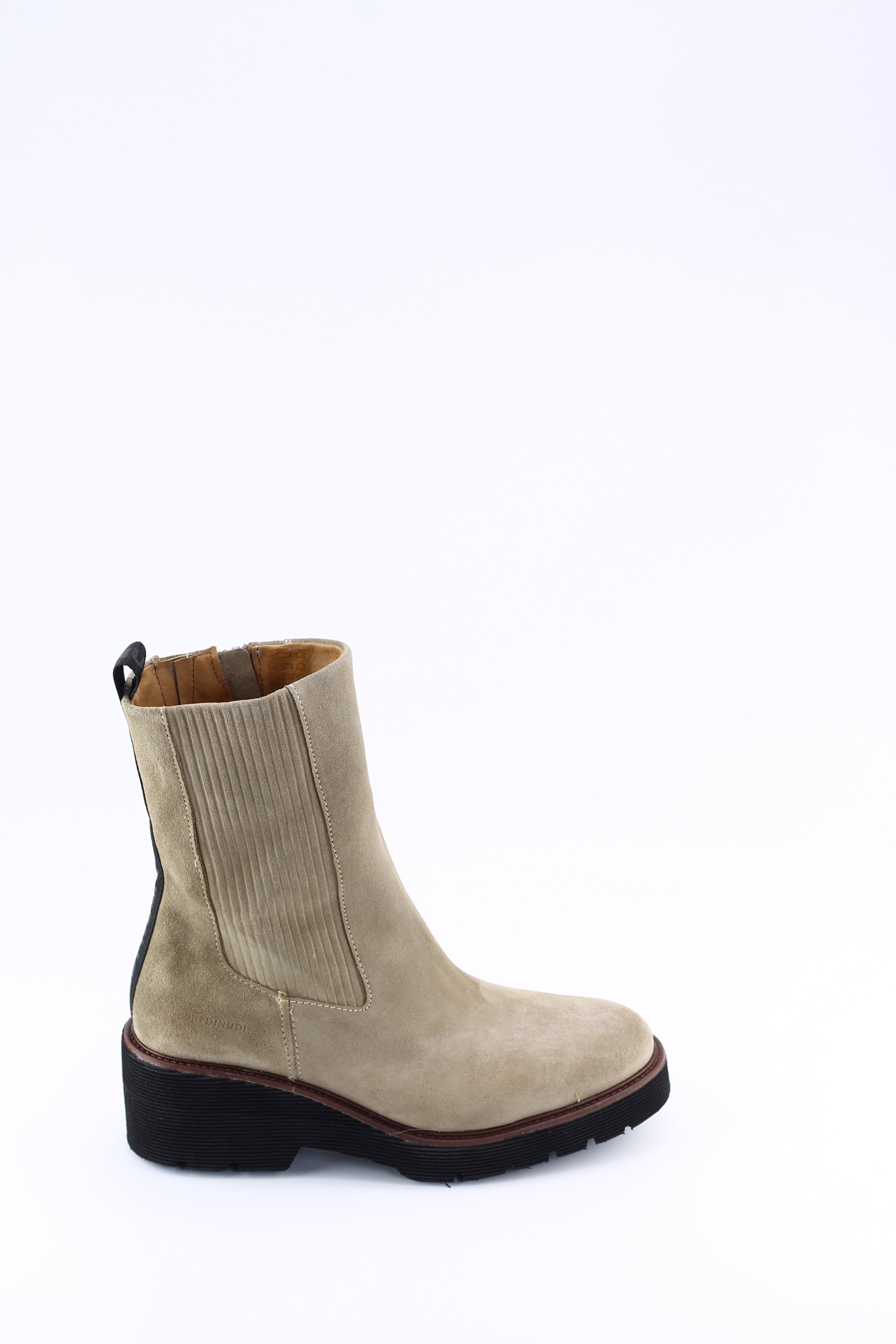 Piedi Nudi 2556-04.09PN beige dames korte laarsjes | Theo Jansen Schoenen